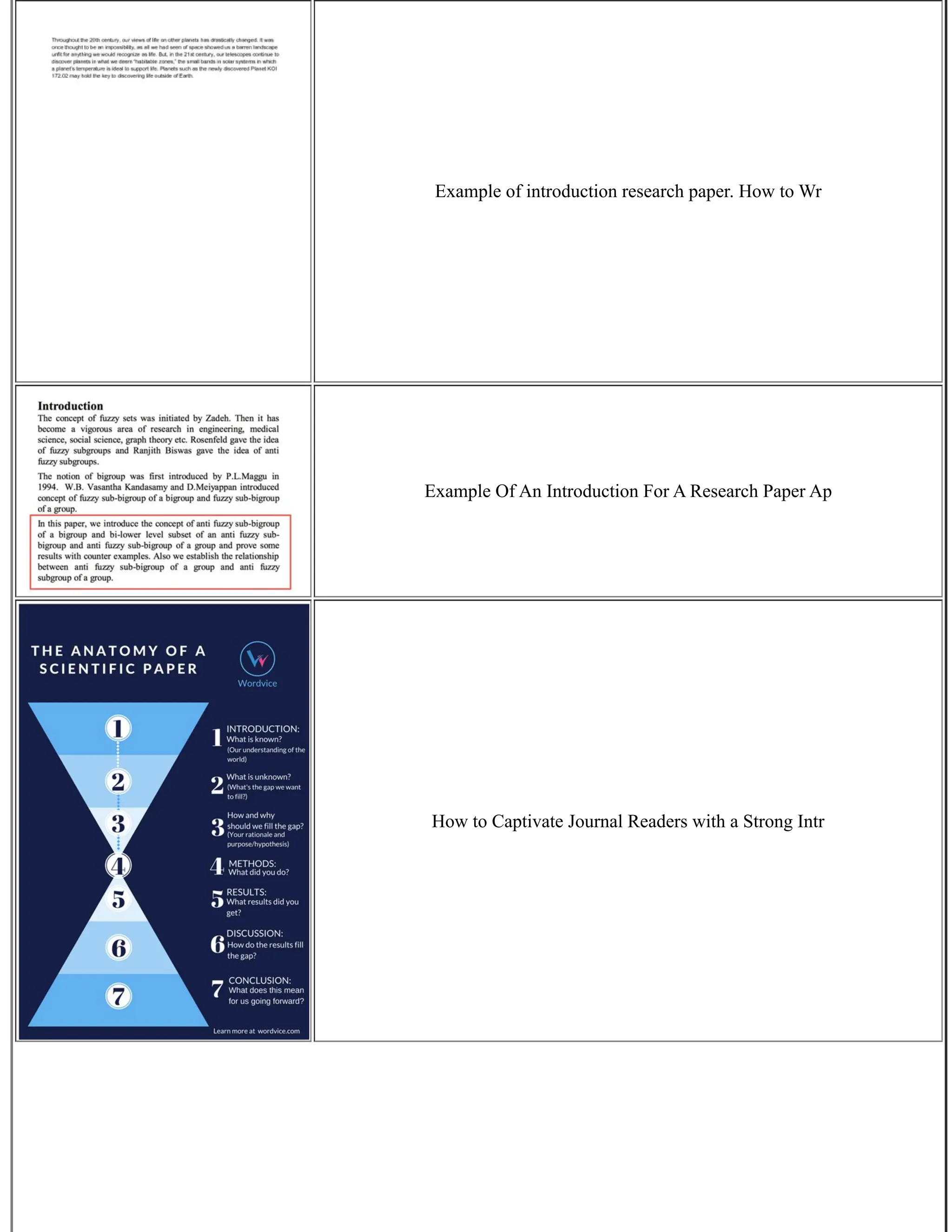 Writing The Introduction Of A Research Paper | PDF