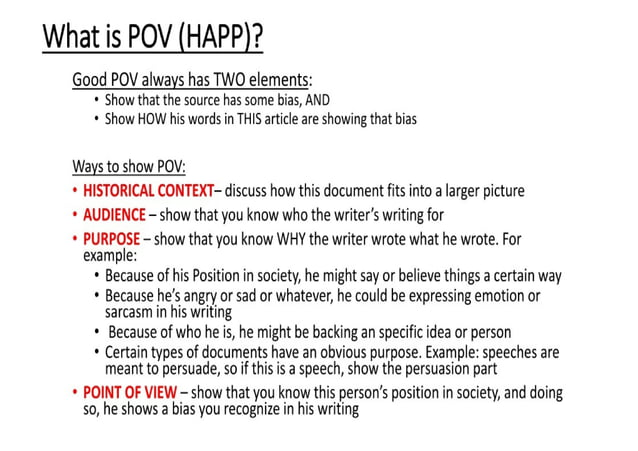 Writing The Perfect DBQ | PPT