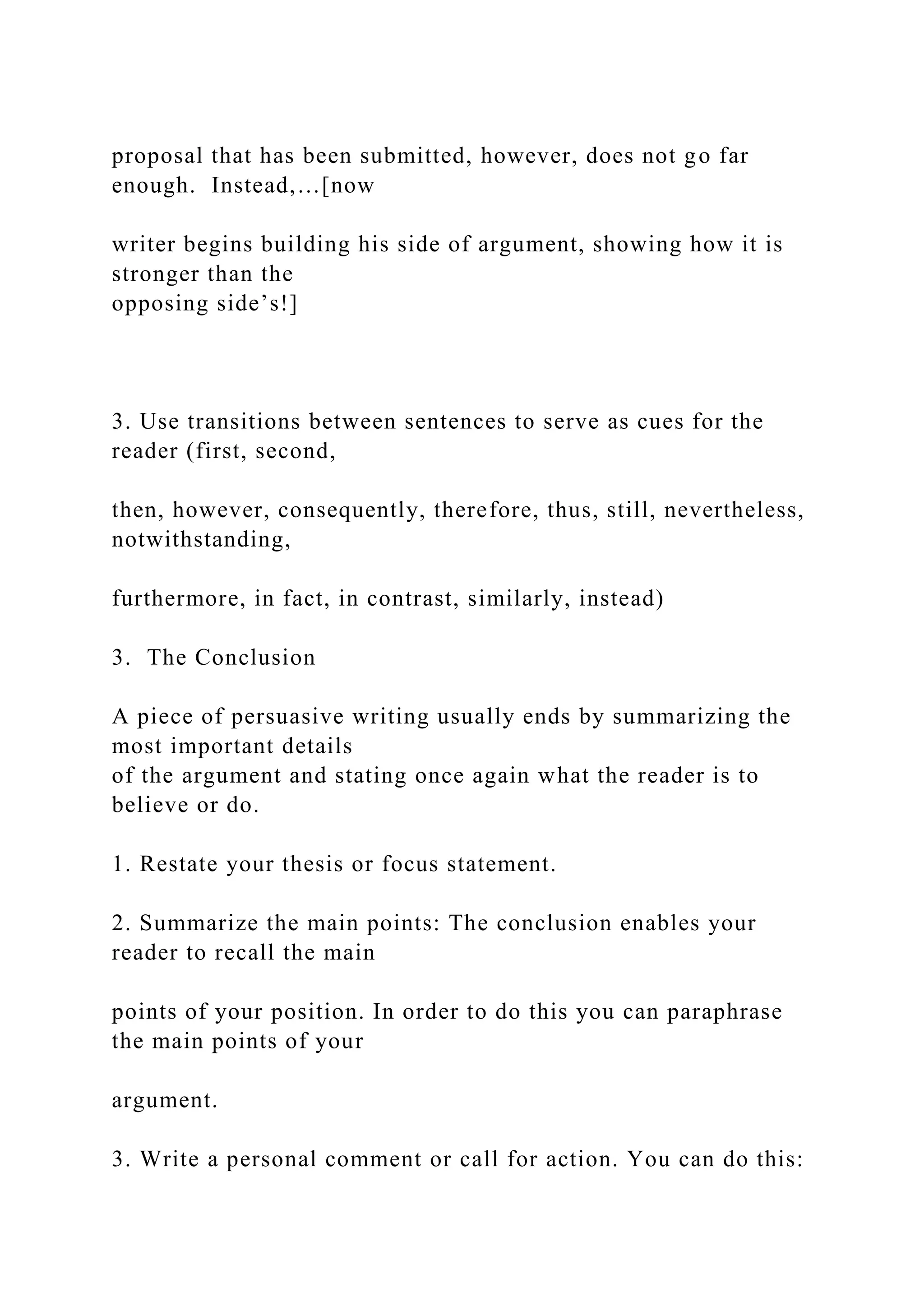 Writing the Persuasive Essay What is a persuasiveargum.docx