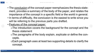 Writing the position paper | PPTX