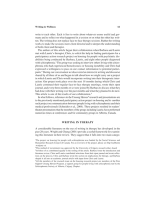 Writing A Letter To Yourself Therapy