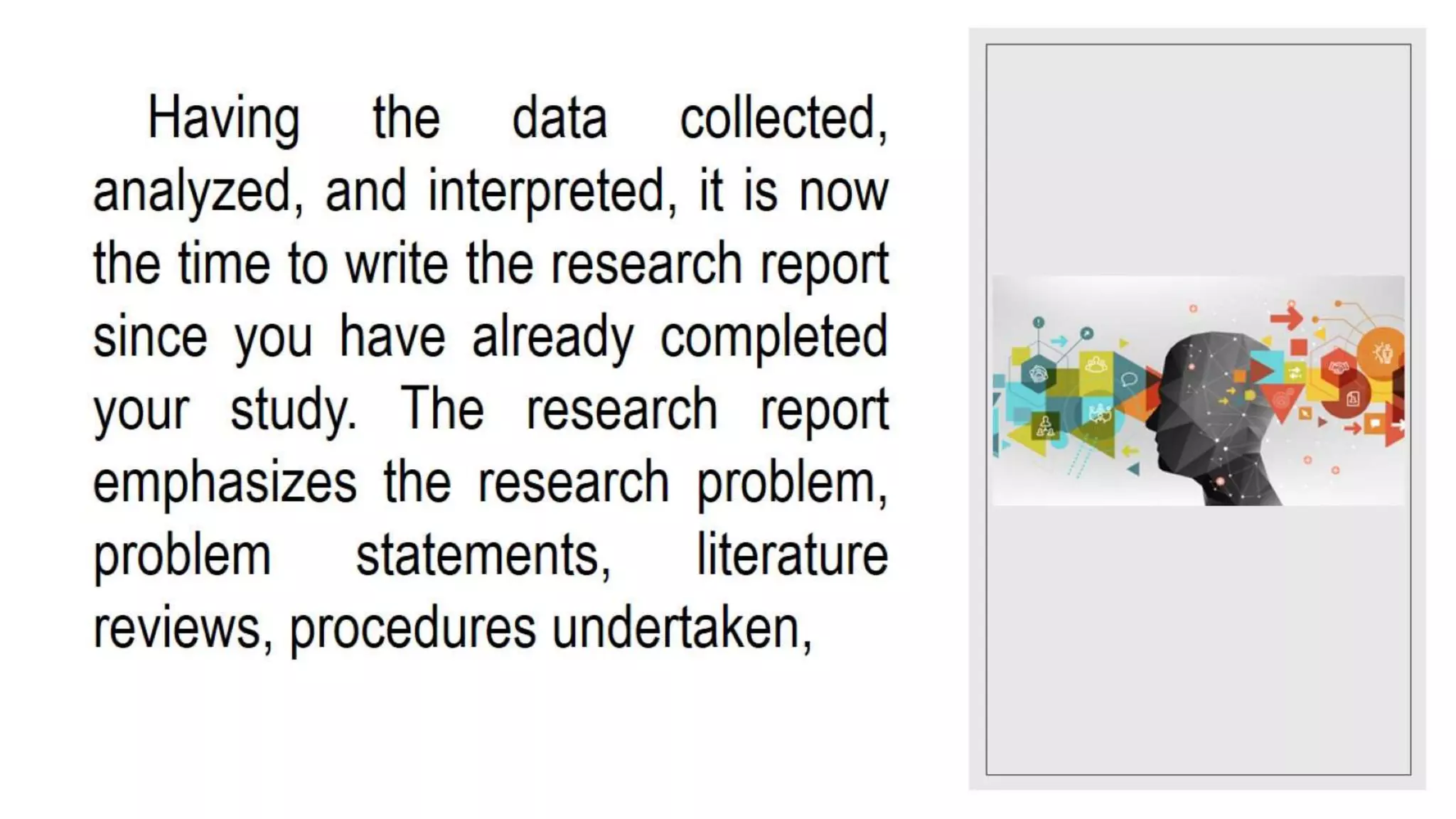 Writing the Research Findings, Conclusions, Recommendations and ...