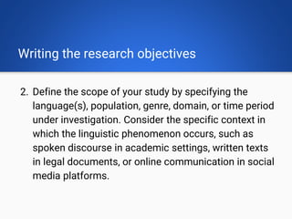 Writing the Research Proposal Presentation Template.pptx