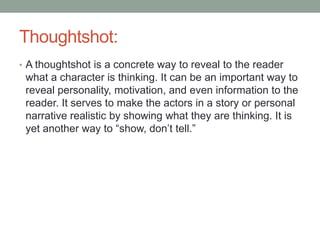 Writing the short story | PPTX