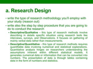 Writing thesis chapters 1-3 guidelines | PDF