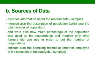 Writing thesis chapters 1-3 guidelines | PDF