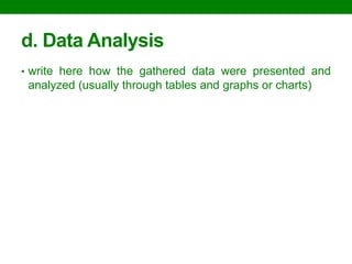 Writing thesis chapters 1-3 guidelines | PDF