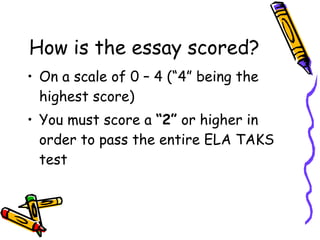 Writing the taks narrative | PPT