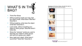 Writing Through the Senses | PPTX