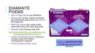 Writing Through the Senses | PPTX