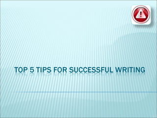 Writing tips for CALC B1 | PPT