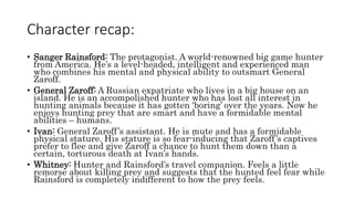 writing tips plus dangerous game ppt.pptx | Screenwriting | Content ...