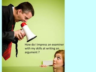Writing to argue | PPT