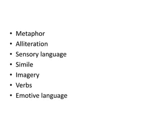 Writing to describe the gothic | PPT