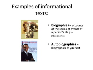 Writing to inform | PPTX