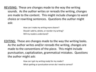 Writing to learn power point | PPT