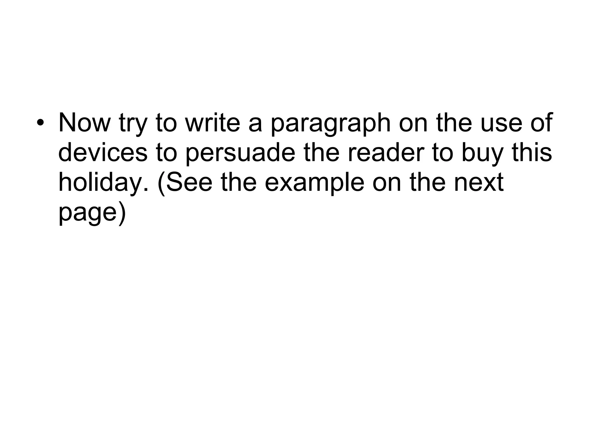 Writing To Persuade | PPT