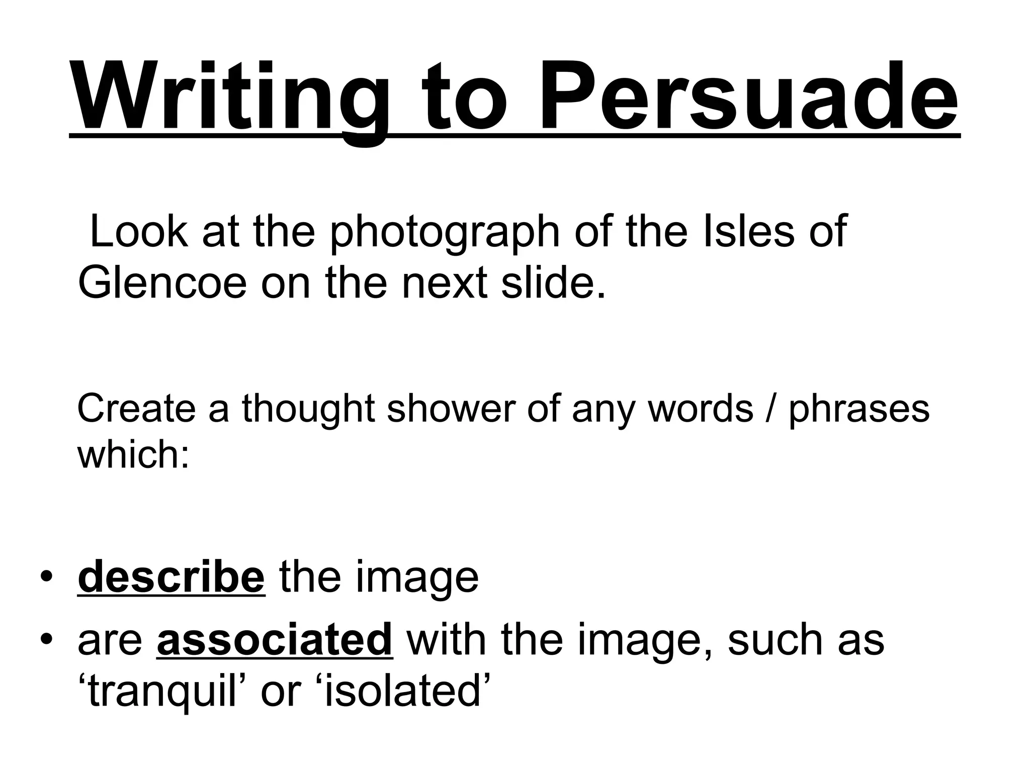 Writing To Persuade | PPT
