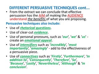 Writing to persuade | PPTX