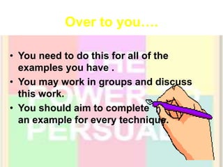 Writing To Persuade...ppt