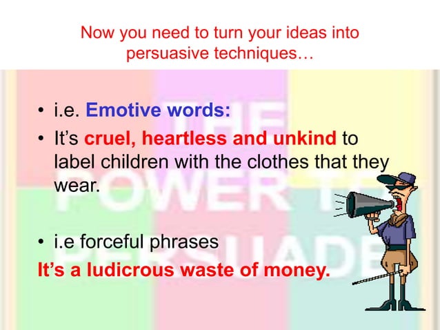 Writing To Persuade KS3 with persuasive techniques | PPT