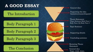 Writing Topic Sentences | PPTX