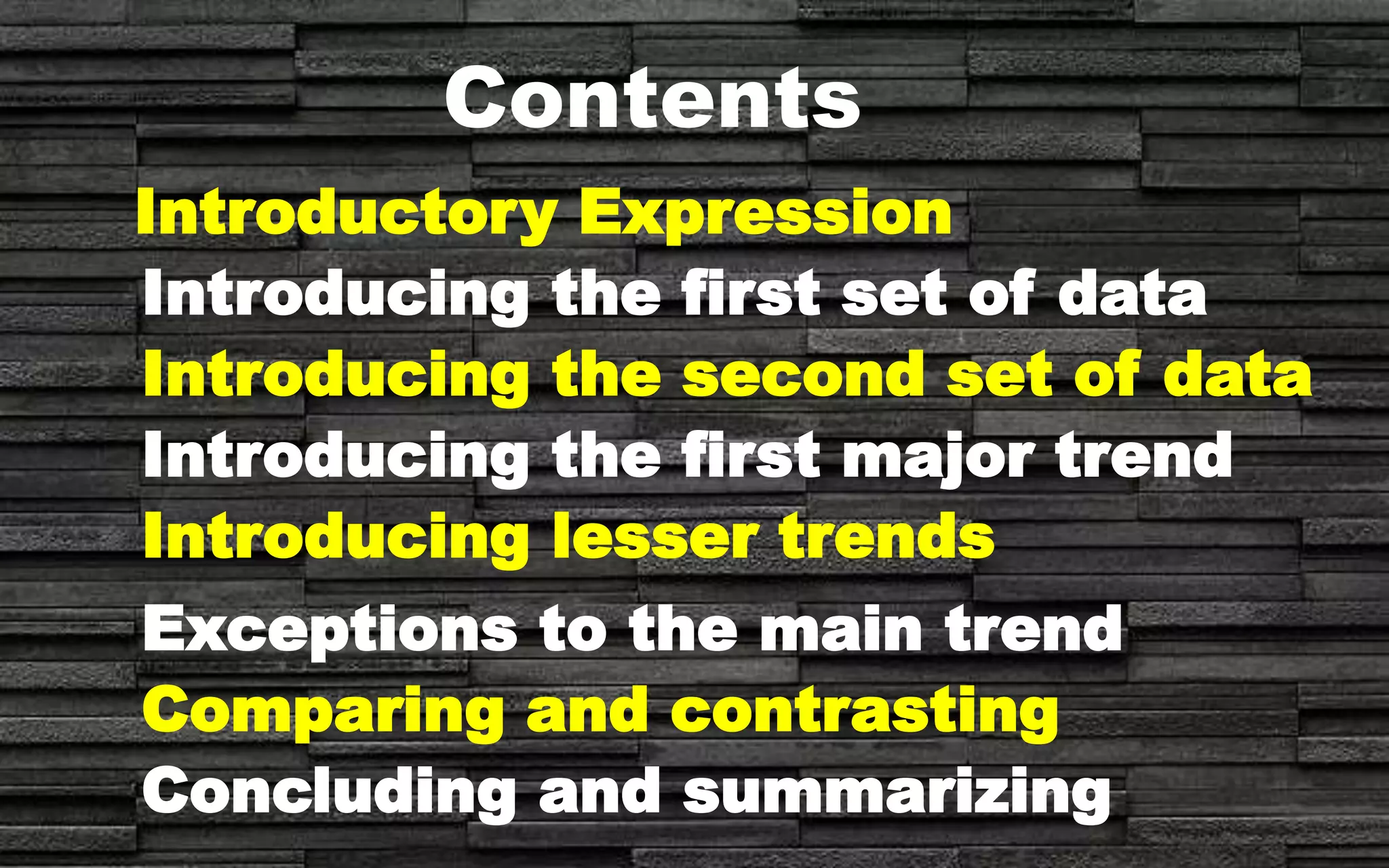 IELTS Writing Task-1: Main body,Phrases and Signposts | PPTX