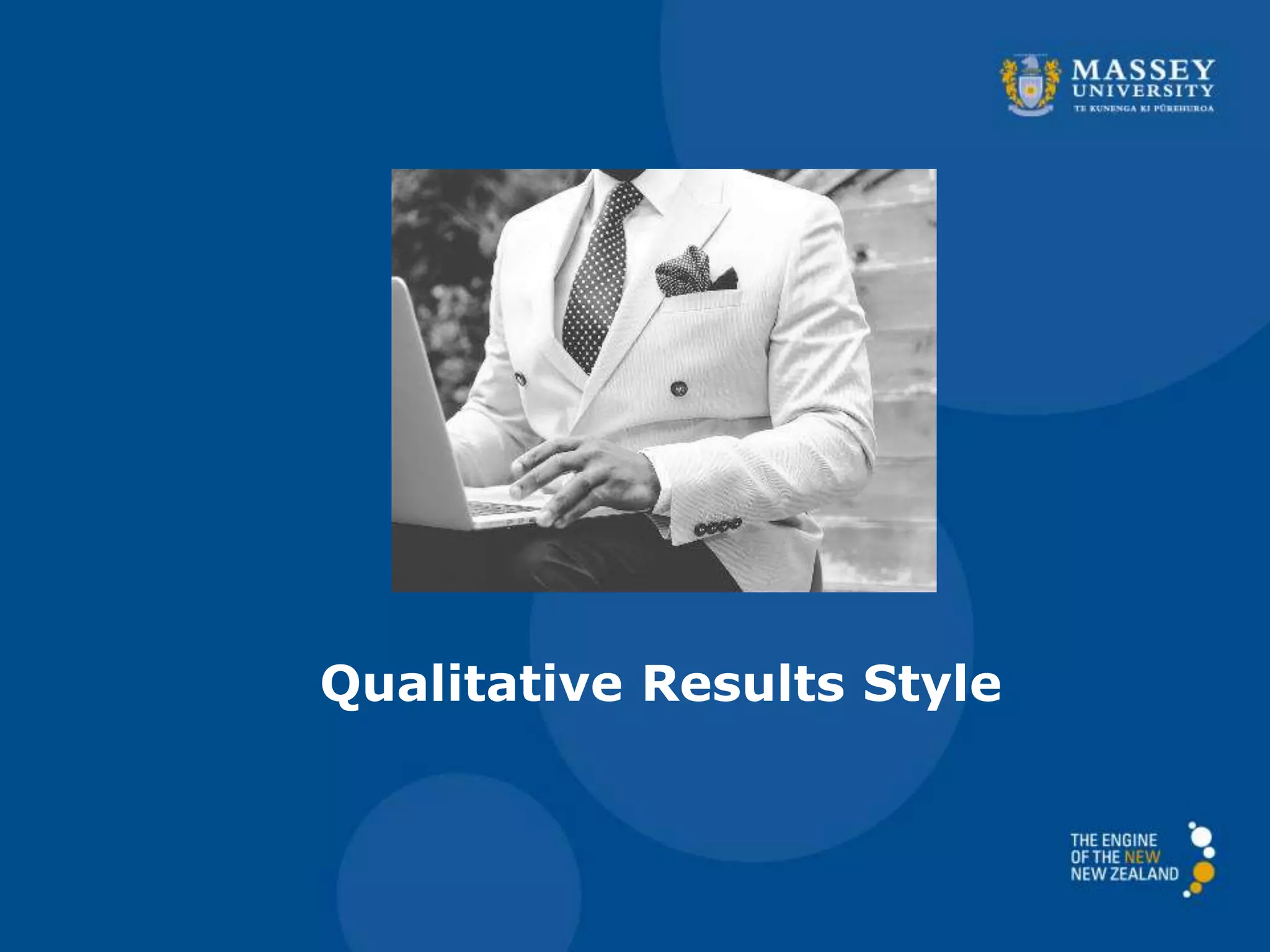 Writing up results and discussion for qualitative research | PPTX