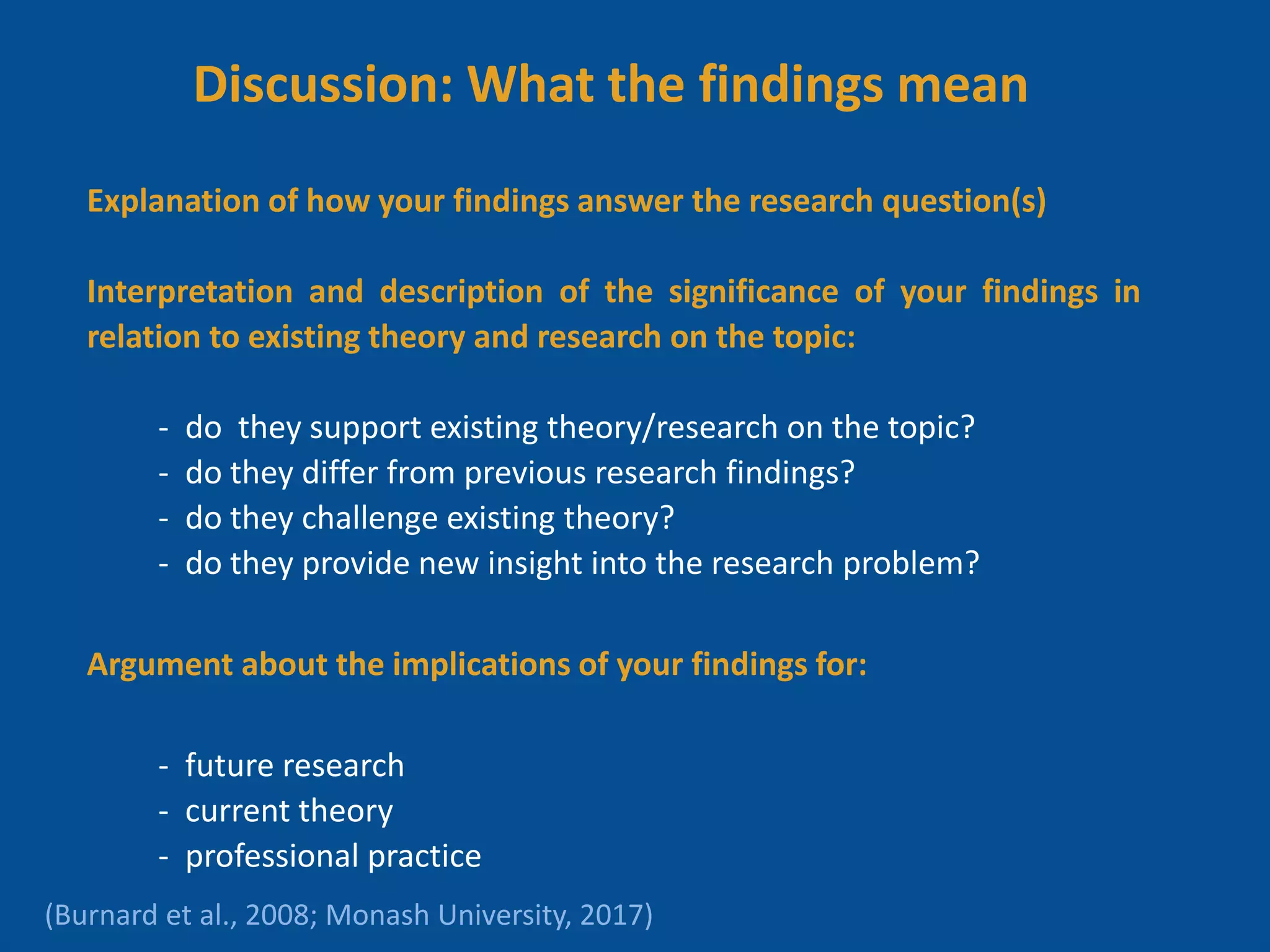Writing up results and discussion for qualitative research | PPTX
