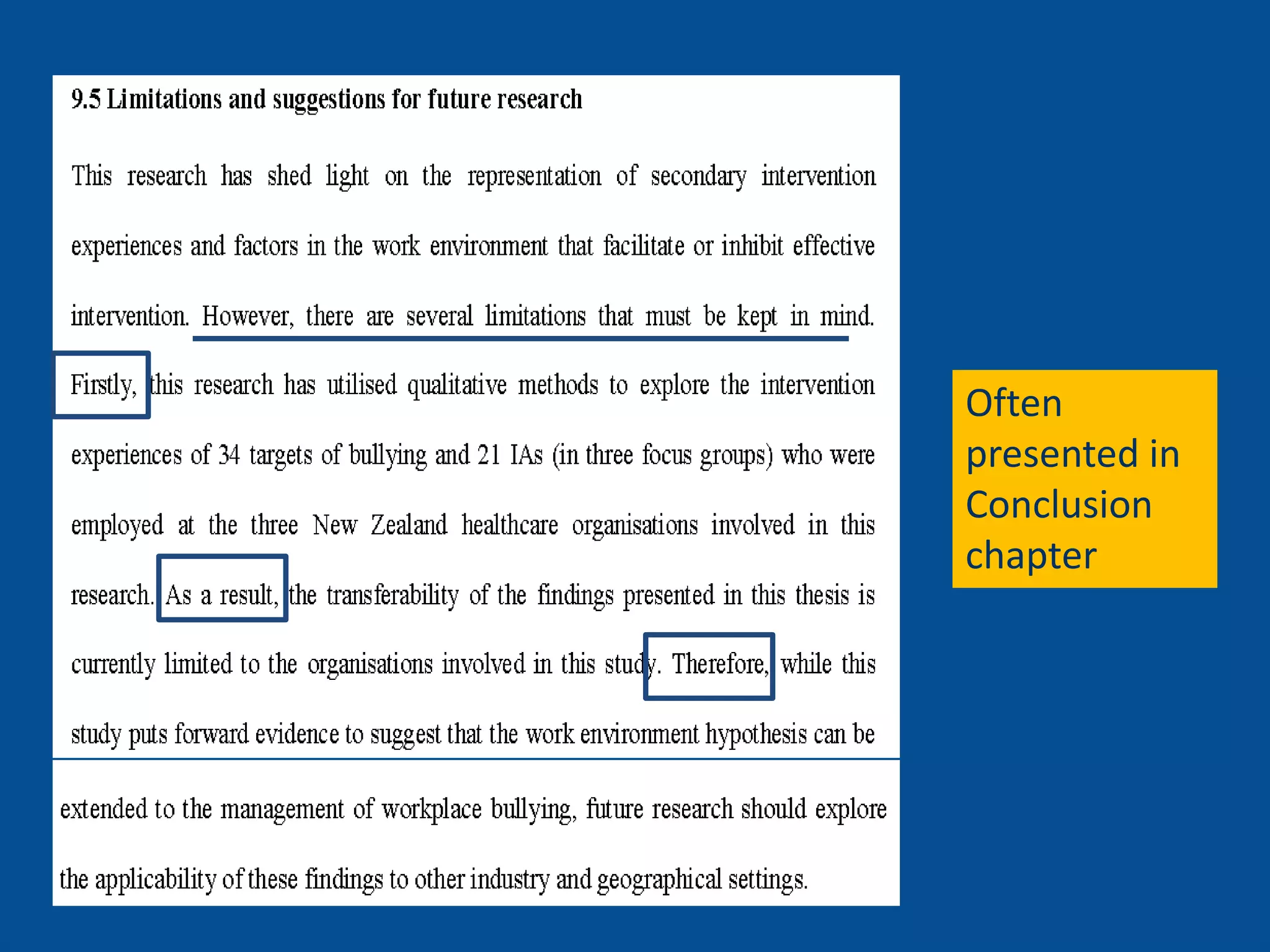 Writing up results and discussion for qualitative research | PPTX