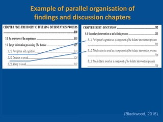 Writing up results and discussion for qualitative research | PPTX