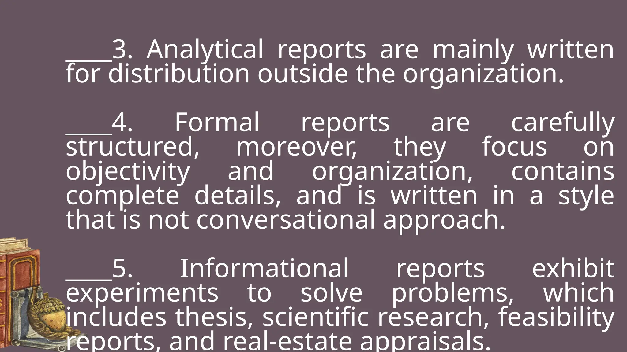 WRITING VARIOUS REPORTS - Repaired.pptx