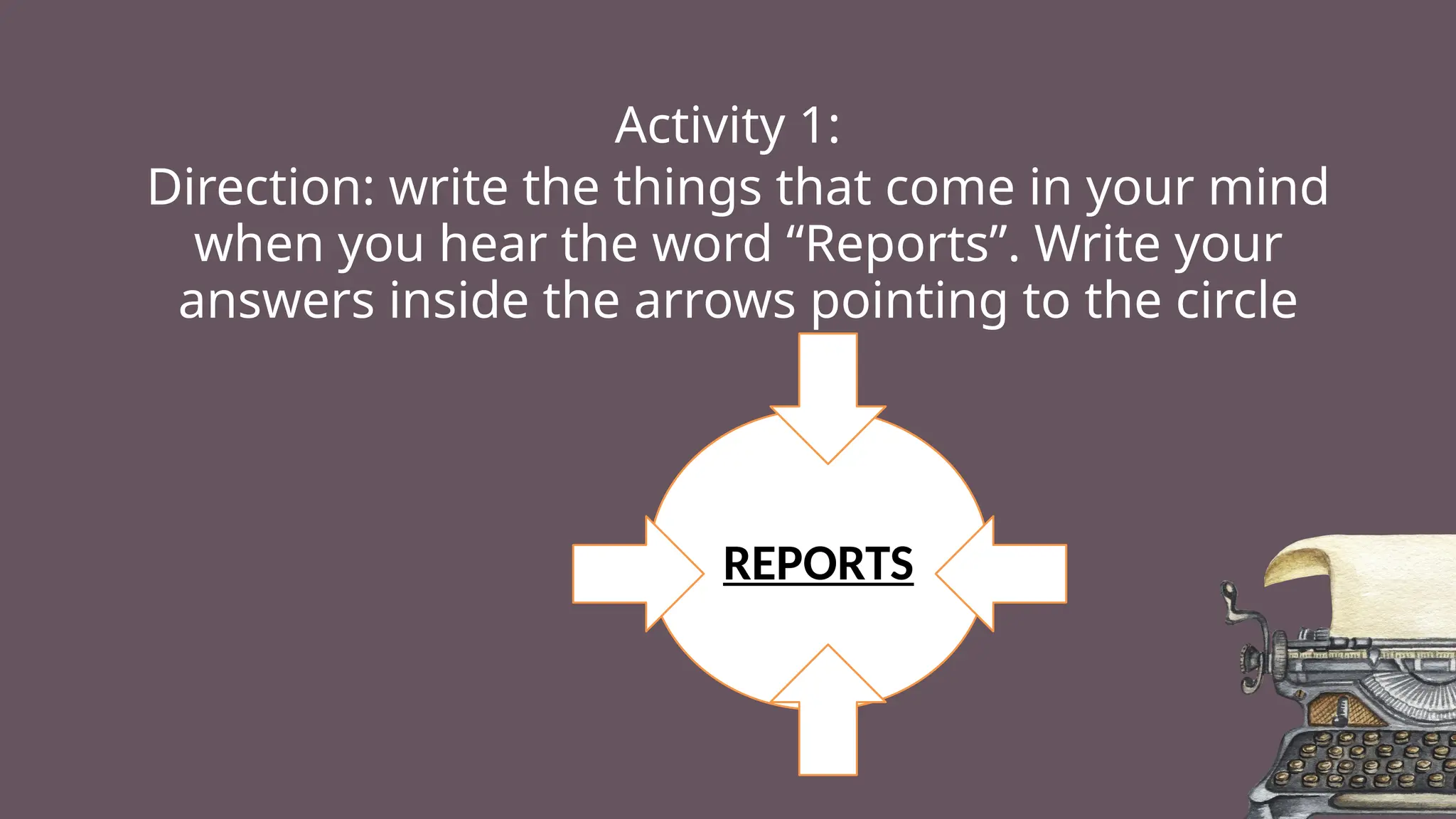 WRITING VARIOUS REPORTS - Repaired.pptx