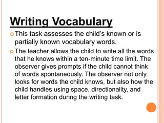 Writing Vocabulary | PPTX