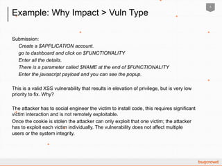 Writing vuln reports that maximize payouts - Nullcon 2016 | PPT