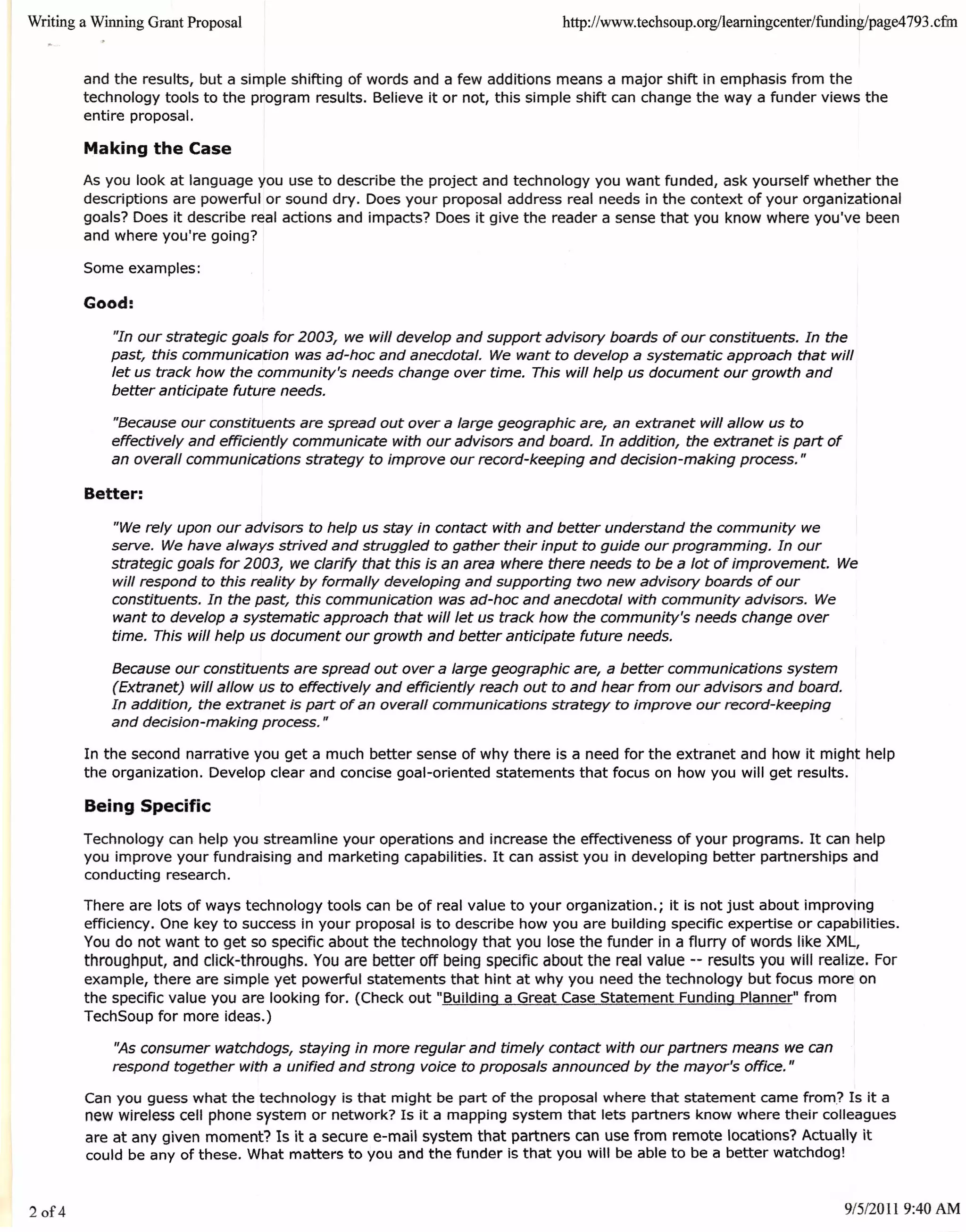 Writing winning grant proposals | PDF