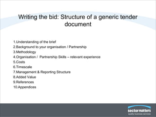 Winning Contracts and Tenders Presentation | PPT