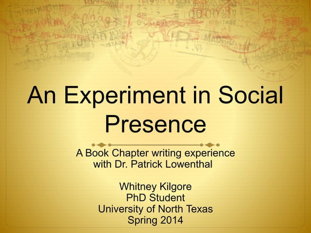 Writing with Dr. Lowenthal #humanmooc Chapter | PPTX | Social ...