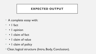 Writing_with_Facts_and_Claims of Lesson.pptx