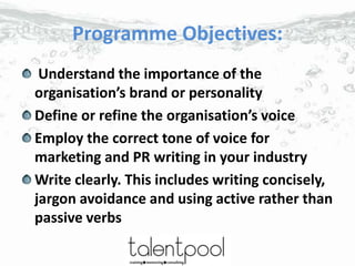 Writing with impact outline | PPT