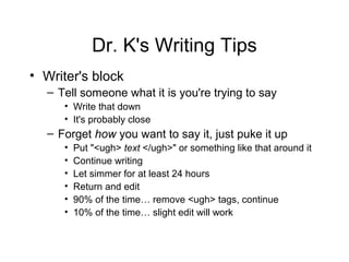 Writing Workshop 2 | PPT