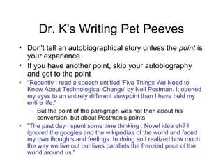 Writing Workshop 2 | PPT