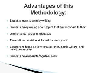 Writing workshop overview | PPTX