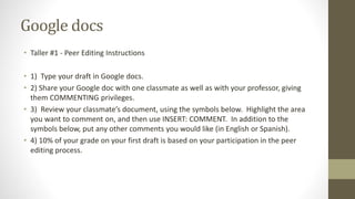 Writing world language | PPT