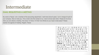 Writing world language | PPT