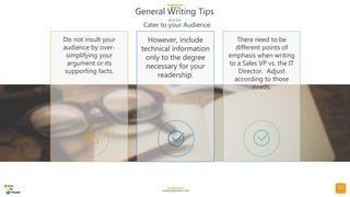 Writing Skills (Comprehensive) PowerPoint Presentation 185 slides with ...