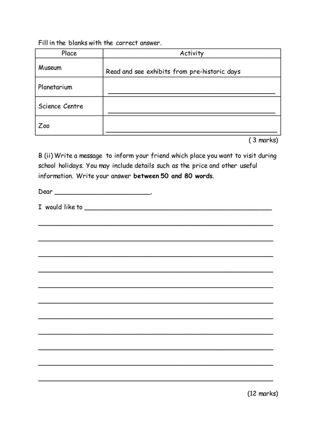 Writing year 6 | DOCX