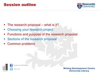 Writing your Master's dissertation proposal | PPT