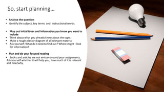 Writing your essays at l7 jhm | PPTX