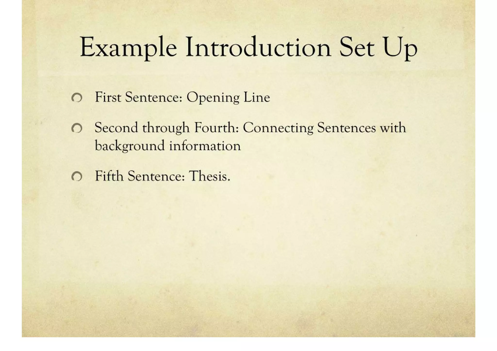 Writing Your Introduction | PDF